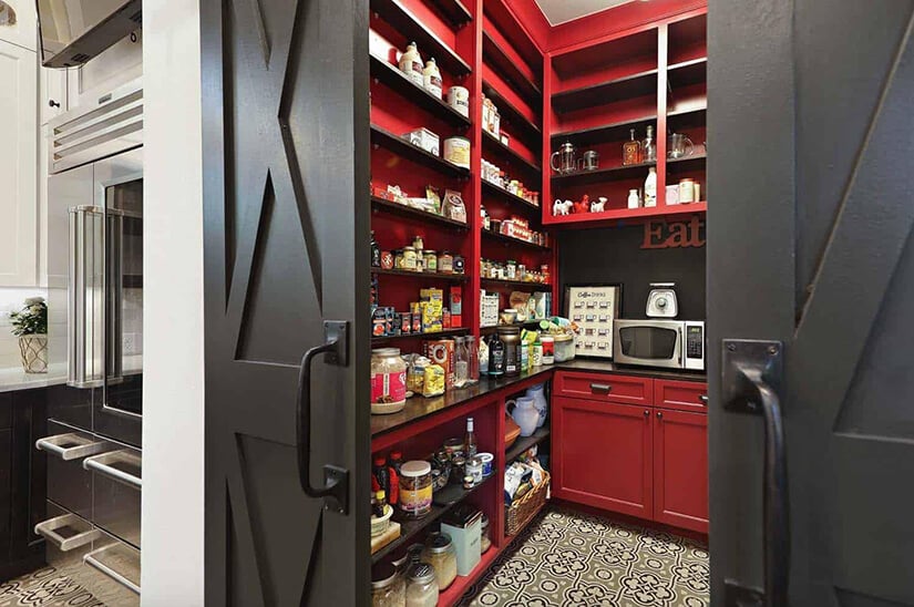 9 Classic Farmhouse Pantry Ideas - Kitchen Cabinet Kings