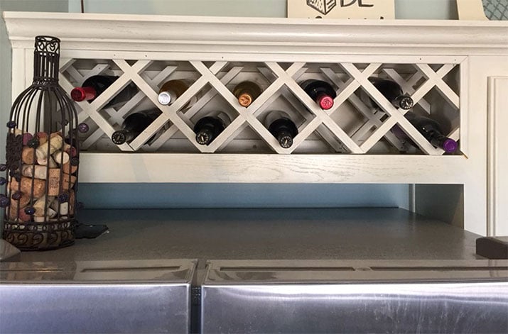 6 Steps for Easy DIY Under-Cabinet Wine Rack Installation