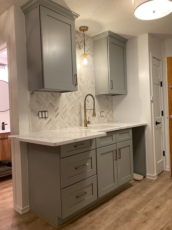 Buy Lait Gray RTA (Ready to Assemble) Bathroom Cabinets Online