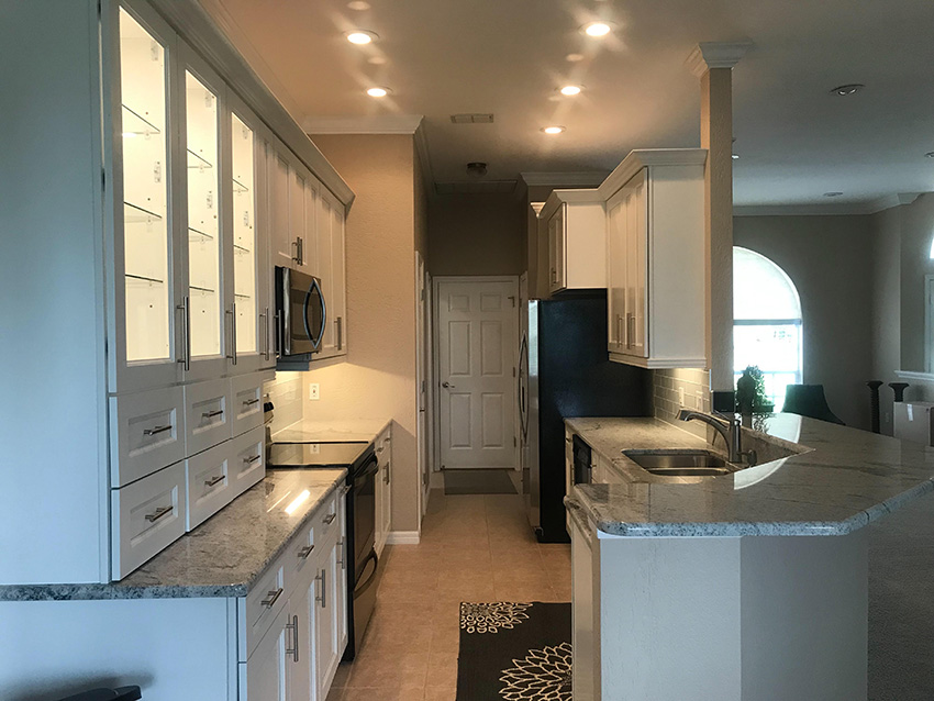 Buy Thompson White Assembled Kitchen Cabinets Online